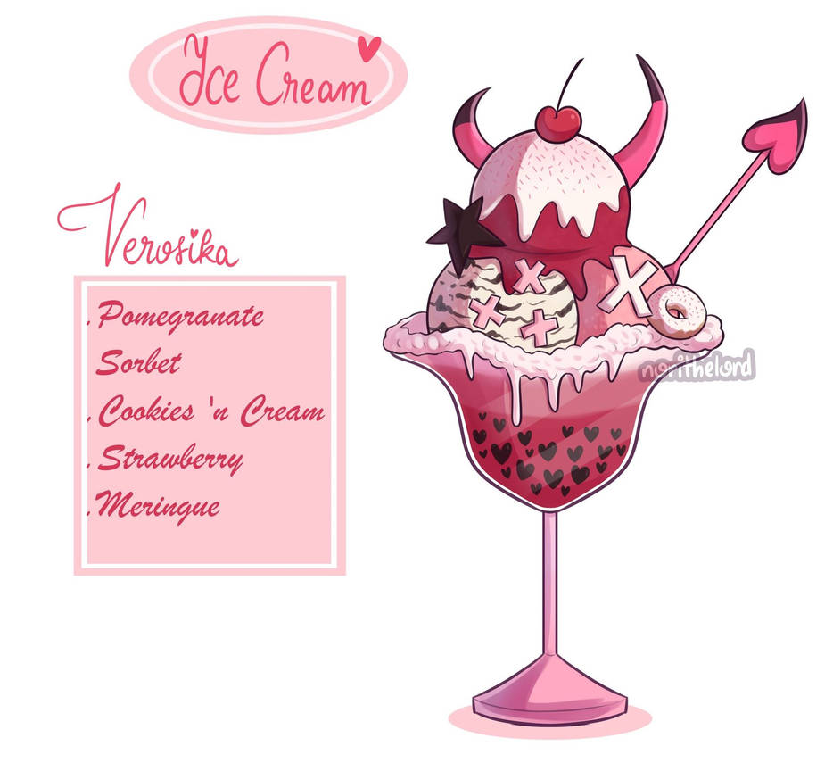Helluva Boss Ice Cream Pudding Verosika By Fruanna On Deviantart
