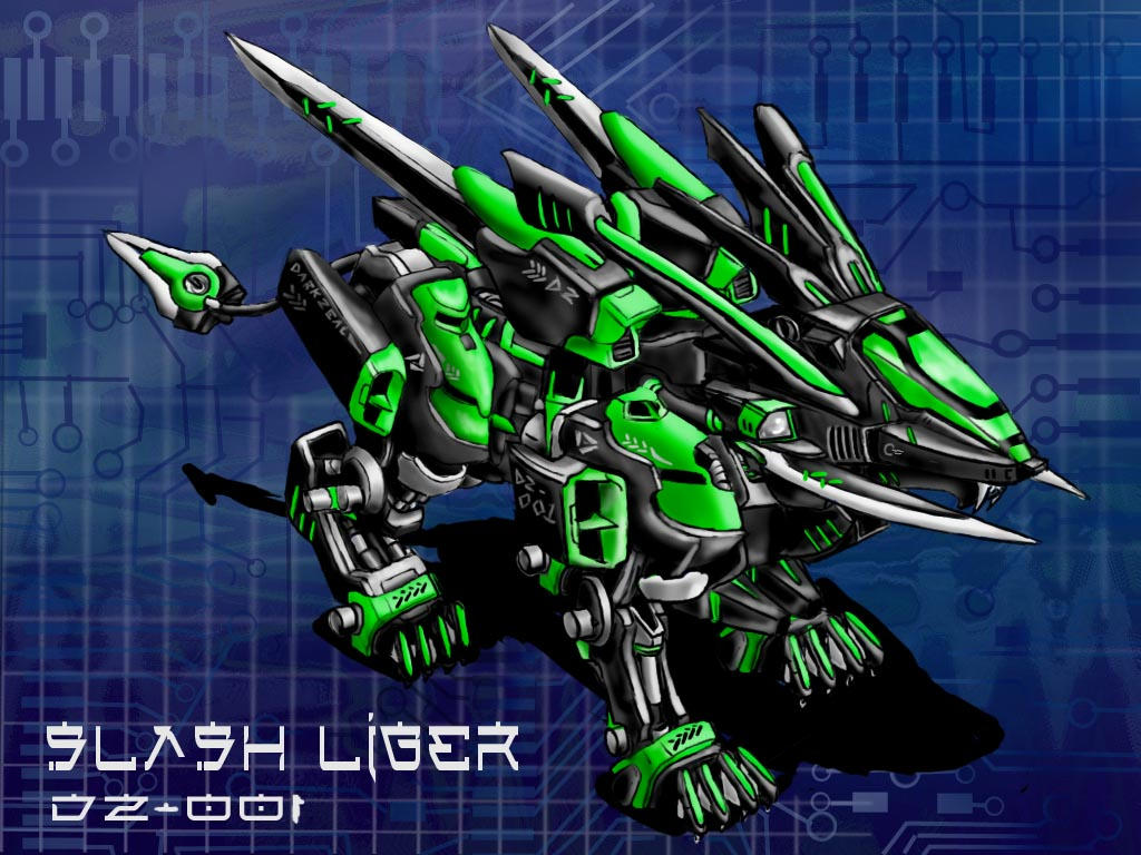 Slash Liger by riskybiznez on DeviantArt