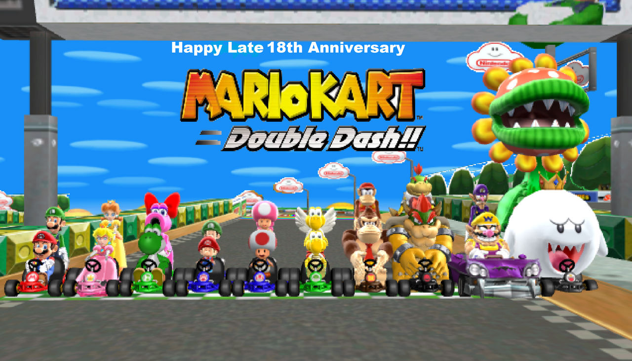 Happy Late 18th Anniversary Mario Kart Double Dash By Mario1cool On