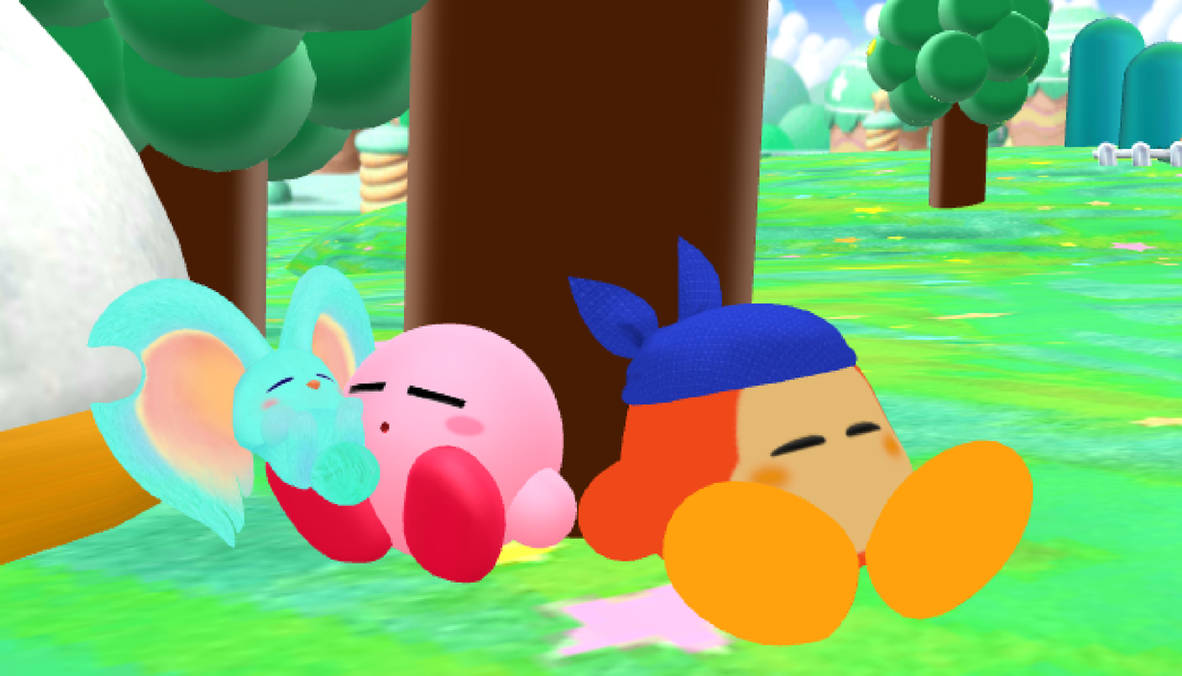 Kirby Month Day 26 Sleeping Together By Mario1cool On Deviantart