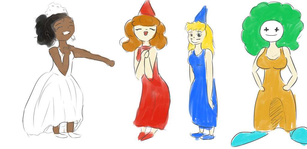 Princesses From Castle Crashers By Veseliignom On Deviantart