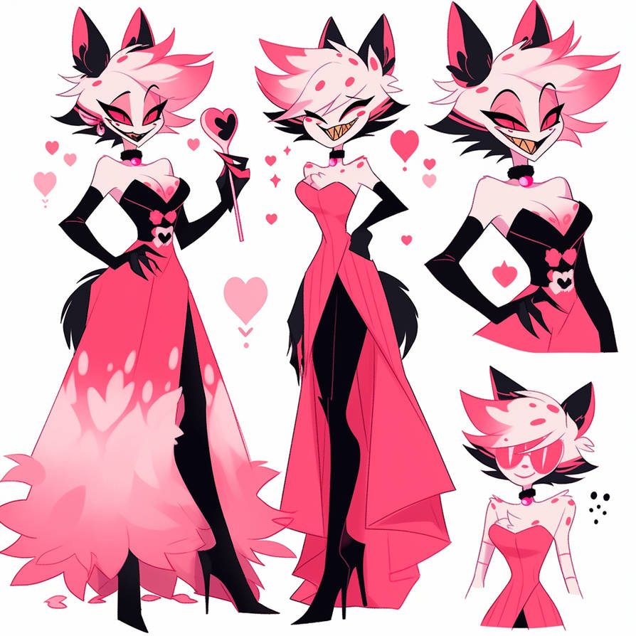 Angel Dust Lookalike By Nekomimiadoptables By Makarosc On Deviantart