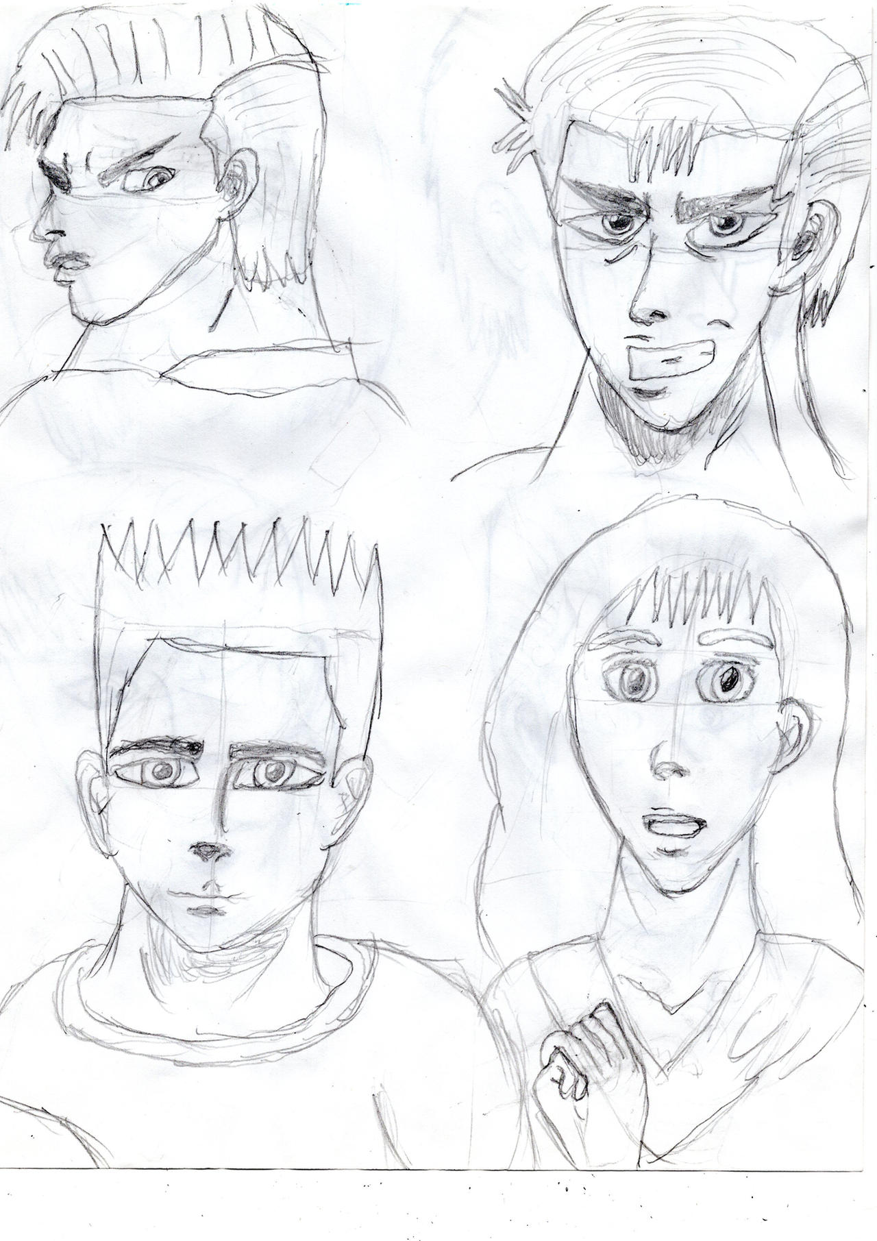 Anime Anatomy Practice 3 By Moongaze14 On Deviantart