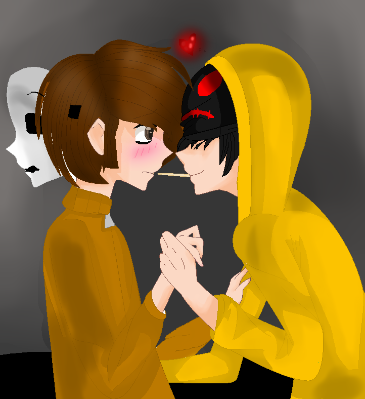 Hoodie X Masky Creepypasta By Mlpnightglitter On Deviantart