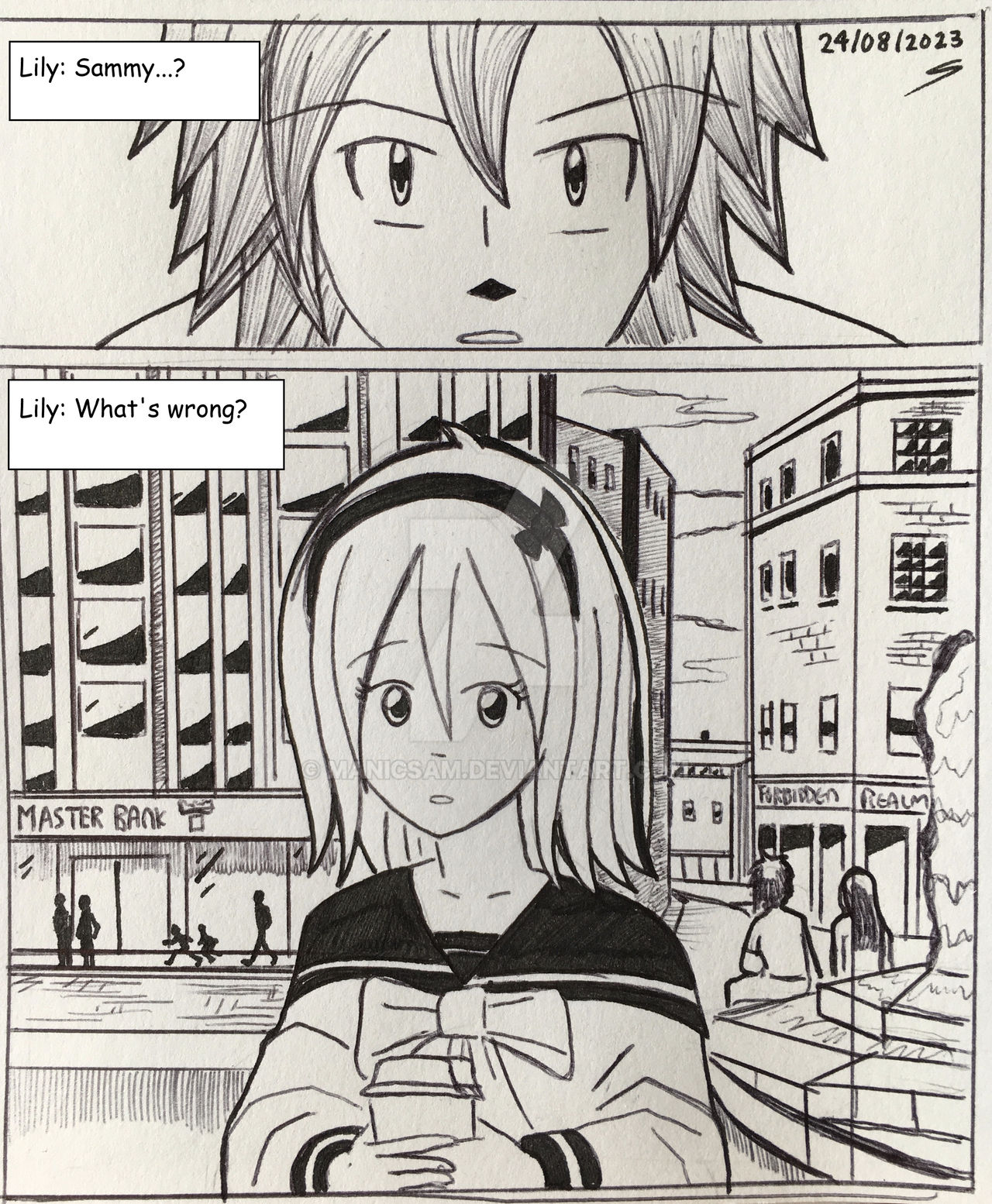 Comic Snippet: Sammy...? by ManicSam on DeviantArt Comic Snippet: Sammy...? by ManicSam on DeviantArt