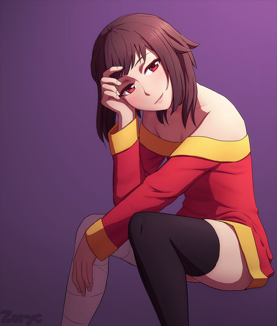 Sitting Megumin By Mad Zoryc On Deviantart