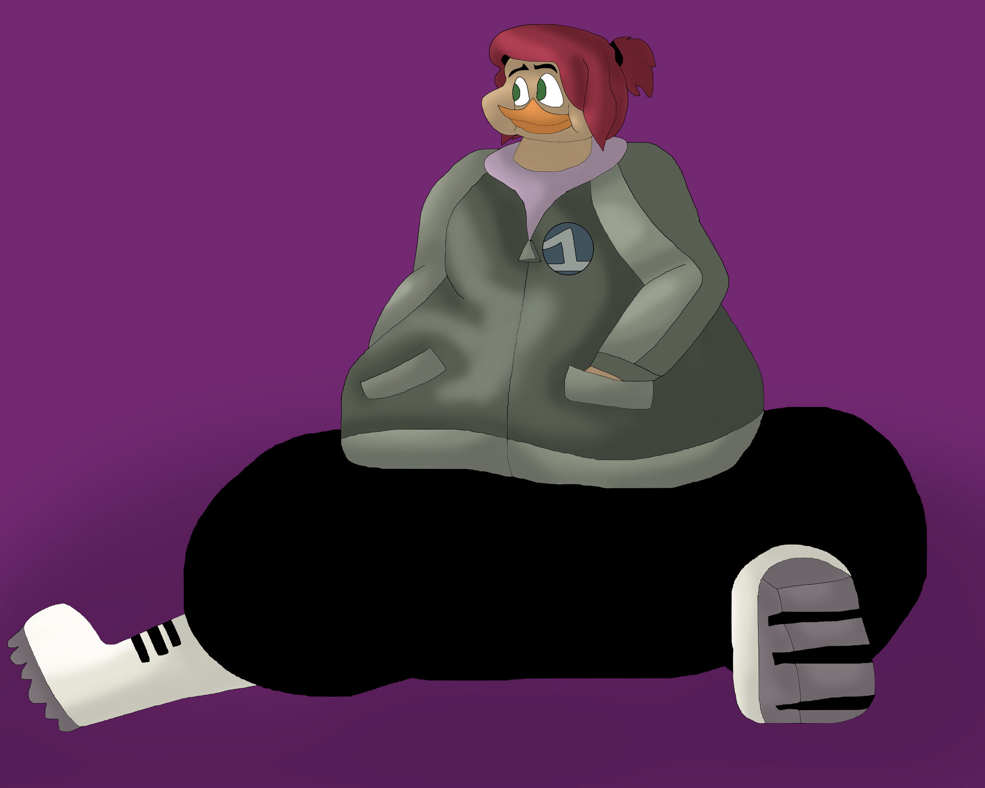 Fattened Up Gosalyn Waddlemeyer By Mojo1985 On Deviantart