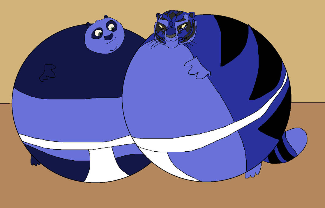 Blueberry Sumo Couples Po And Tigress By Mojo1985 On Deviantart