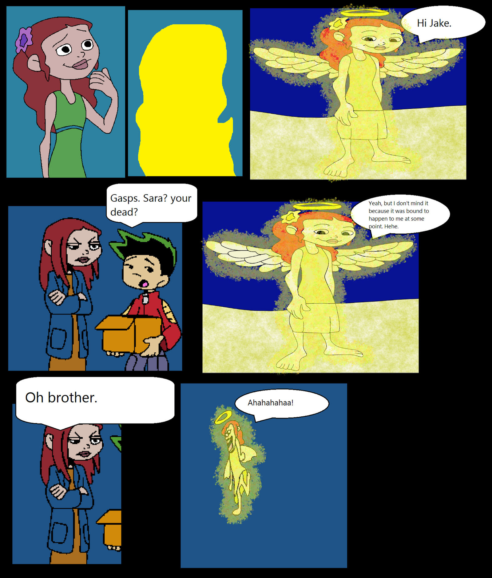 Sara Oracle Transforms Into A Angel By Mojo1985 On Deviantart