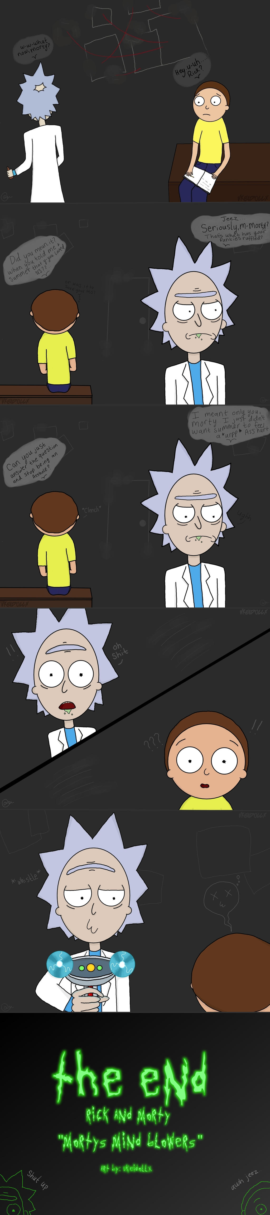 Rick And Morty Mortys Mind Blowers Inspired By Vkeidollx On Deviantart