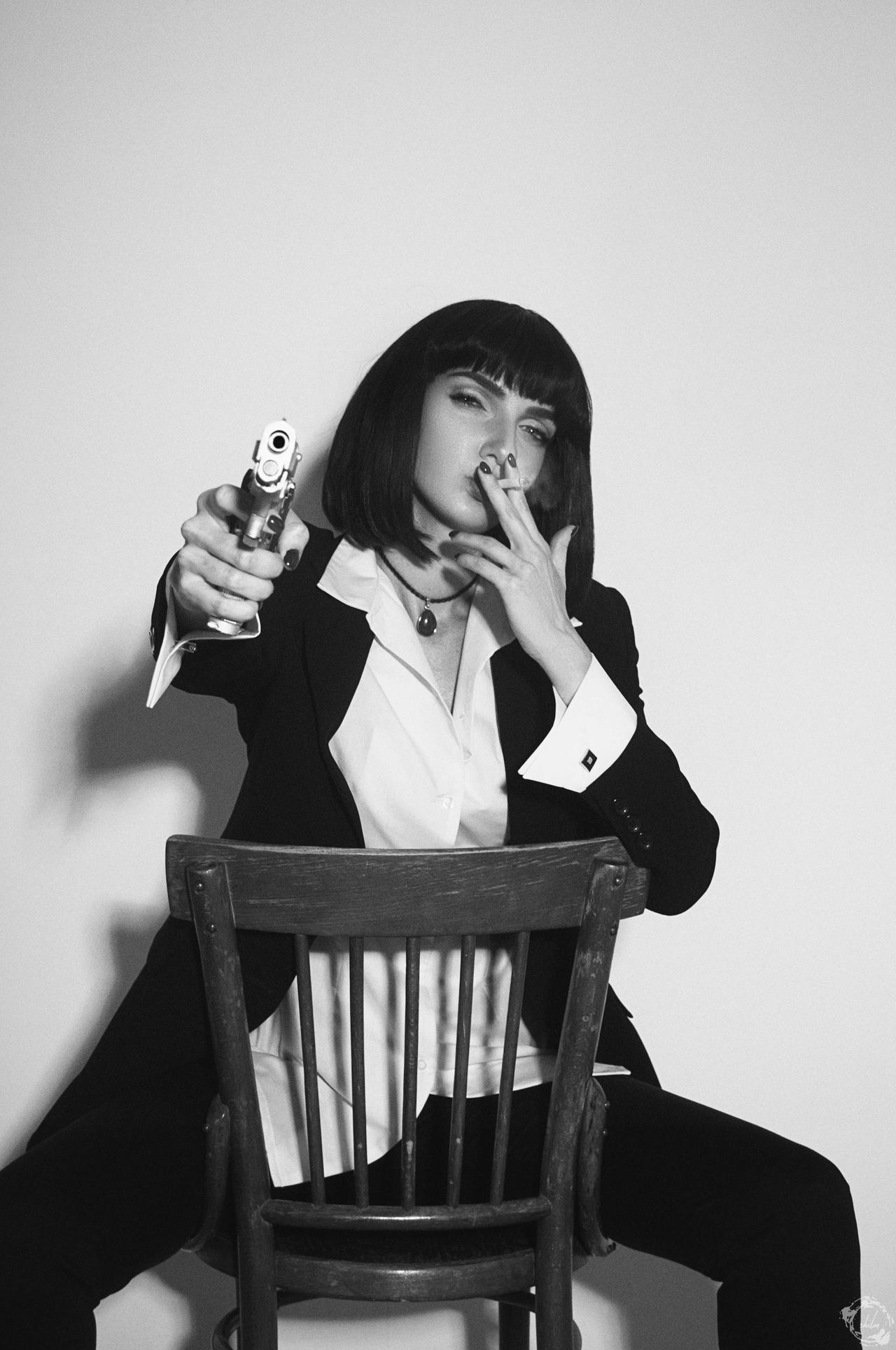 Pulp Fiction Mia Wallace By Shadecramer On Deviantart