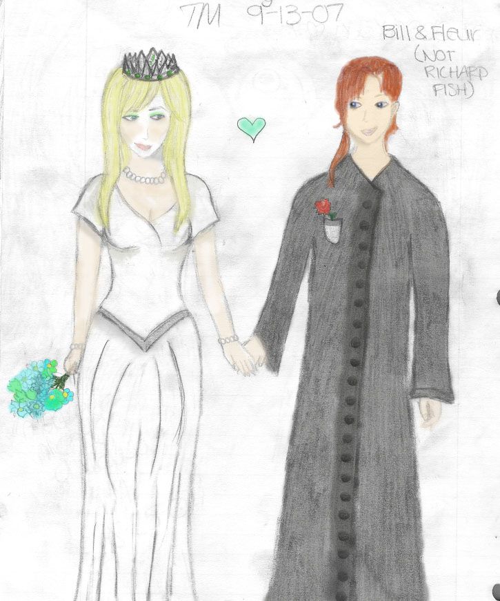 Bill and Fleur Weasley by ticklemefancy on DeviantArt
