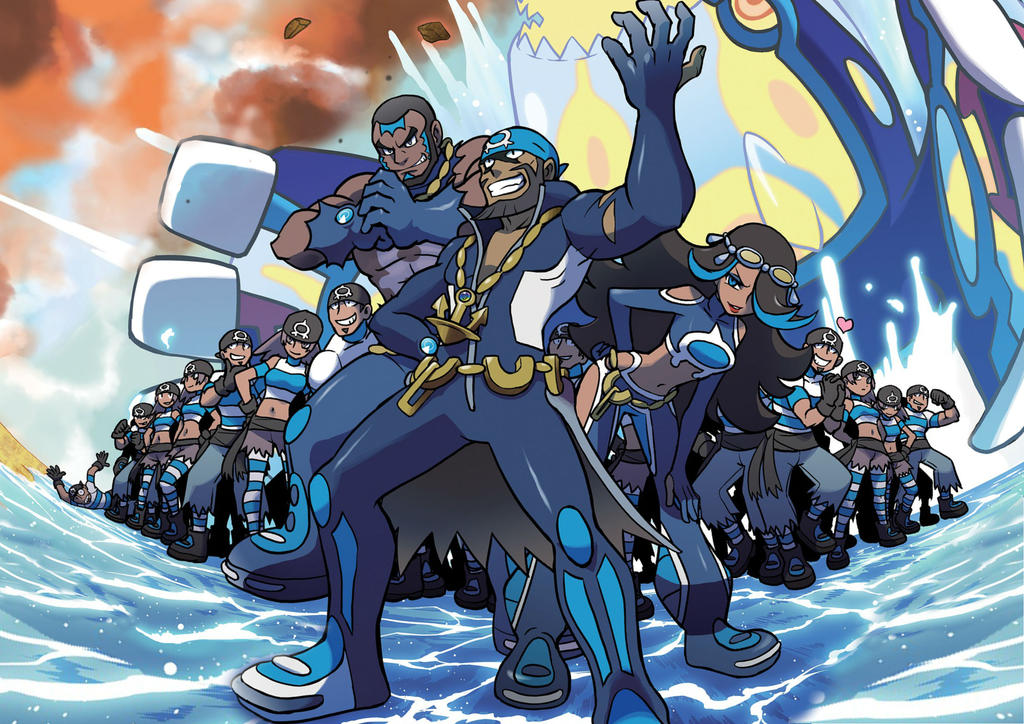 Aqua Team Edited By Angela Arc On Deviantart