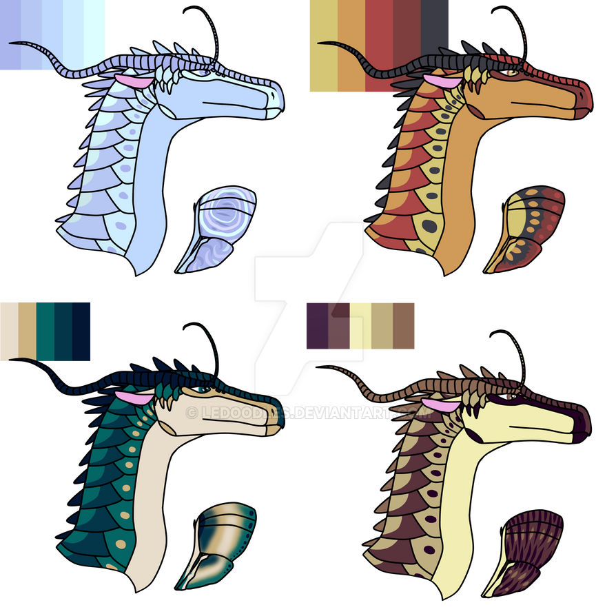 Silkwing Headshot Adopts Closed By Ledoodles On Deviantart
