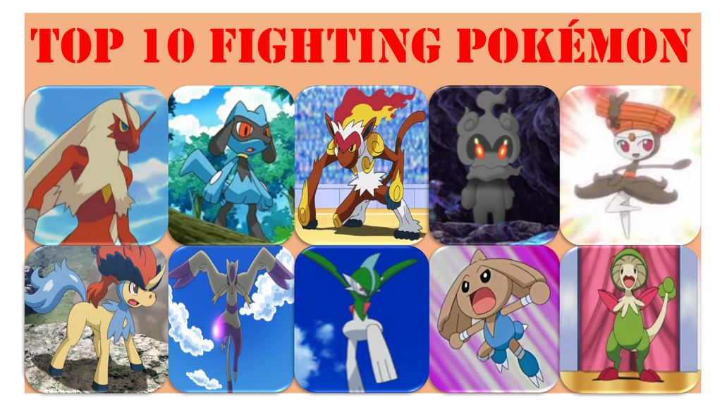 The Top 10 Fighting Pokemon By AdvanceArcy On DeviantArt the-top-10-fighting-pokemon-by-advancearcy-on-deviantart