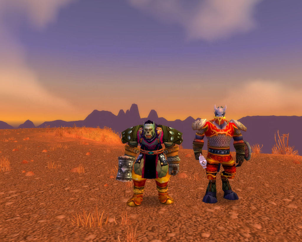 Orc And Draenei By Veriaqa On Deviantart