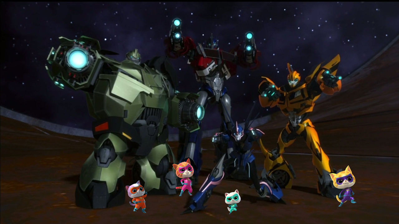 Team Prime And Superkitties Team Up By Basedcube95 On Deviantart
