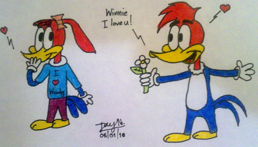 Woody And Winnie Woodpeckers By Wesley J Woodpecker On Deviantart