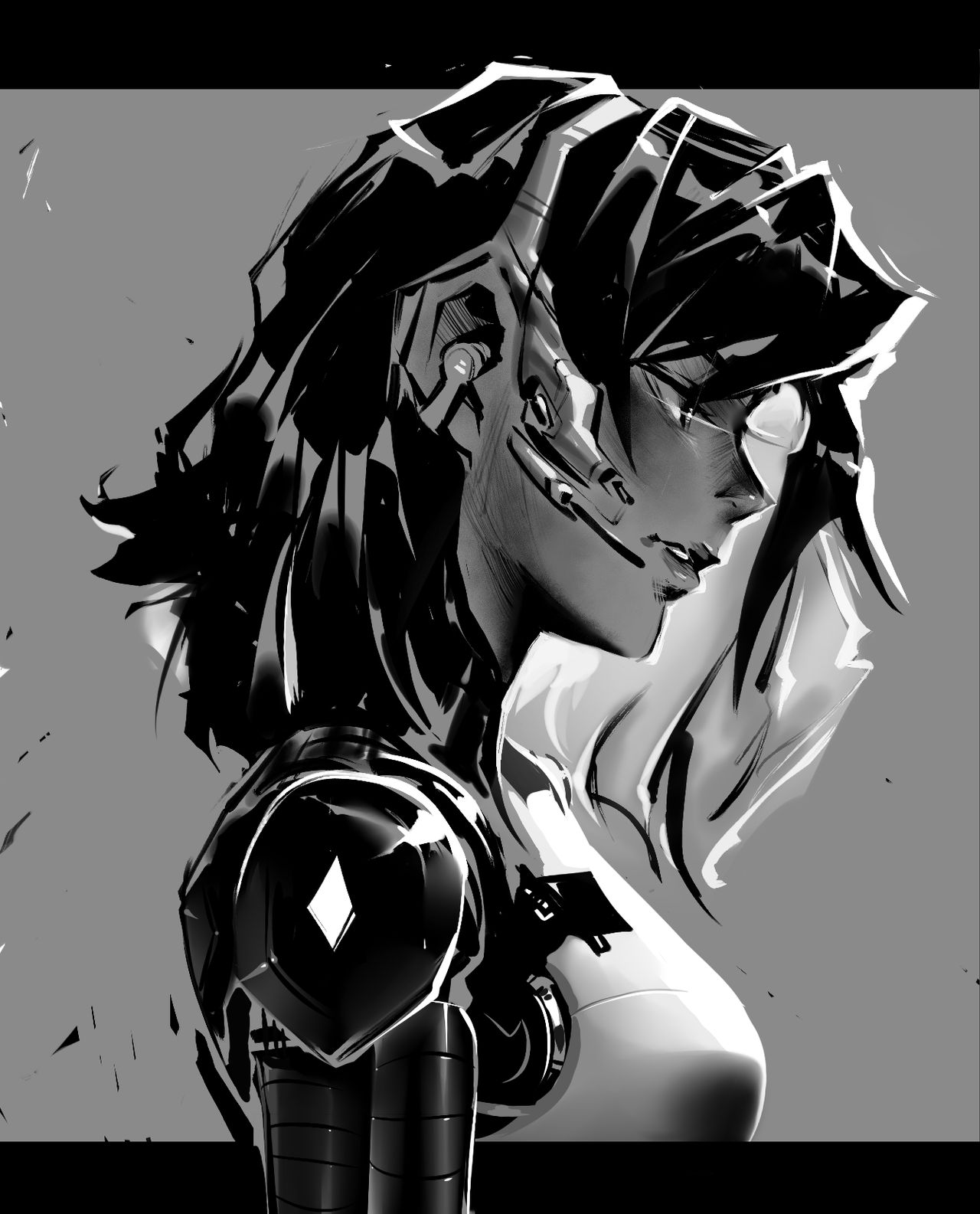 Cyber Punk Girl Art Trade By Playerzed On Deviantart