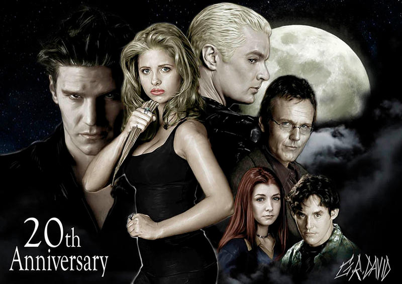 Buffy The Vampire Slayer 20th Anniversary By Grdavid On Deviantart