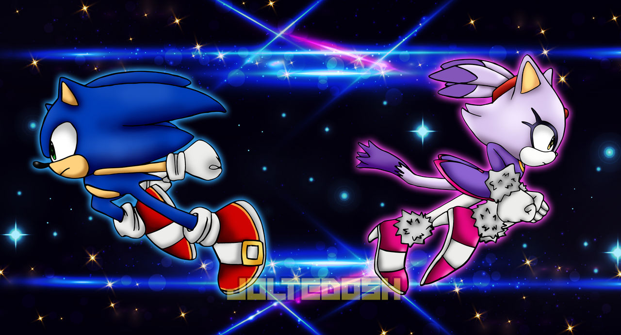 Sonic And Blaze Fan Art By Joltedosh On Deviantart