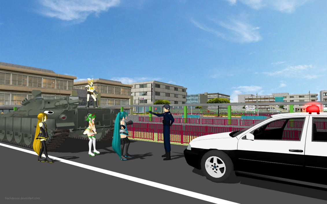 Mmd No You Cannot Park That Here By Trackdancer On Deviantart