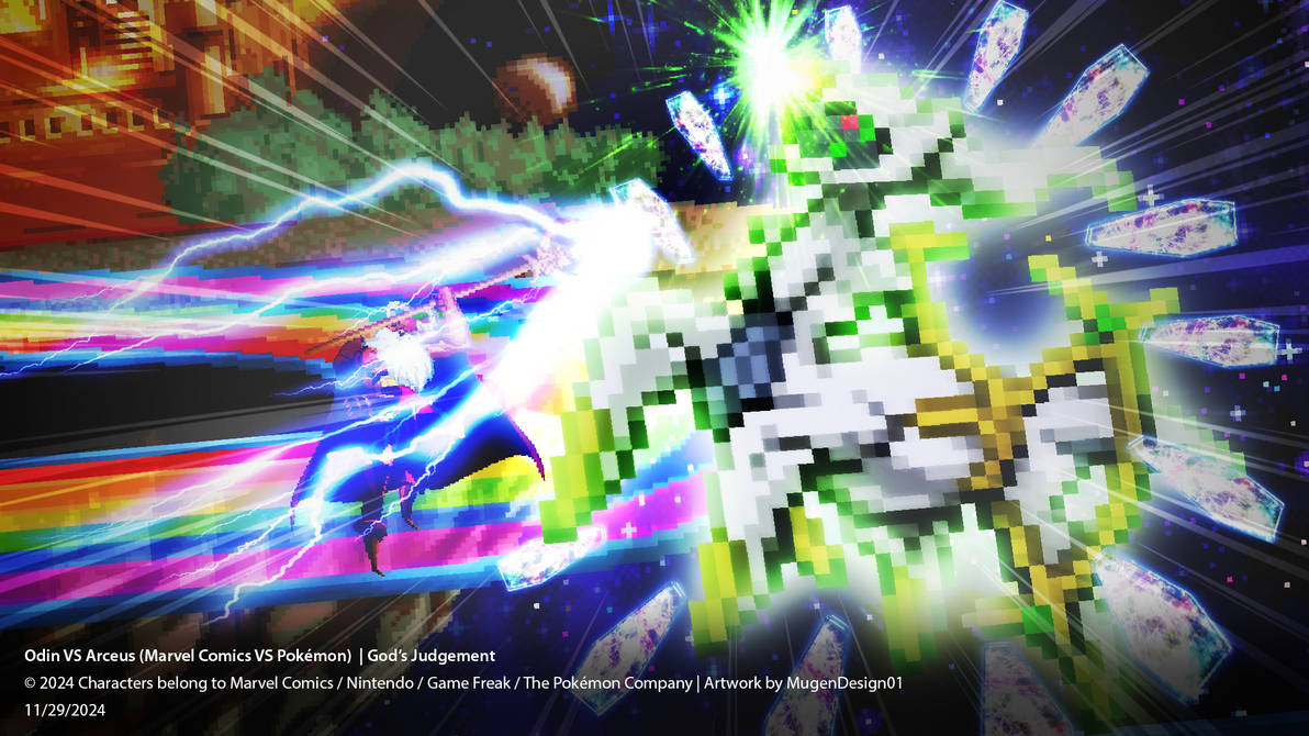 Odin Vs Arceus Gods Judgement By Mugendesign01 On Deviantart