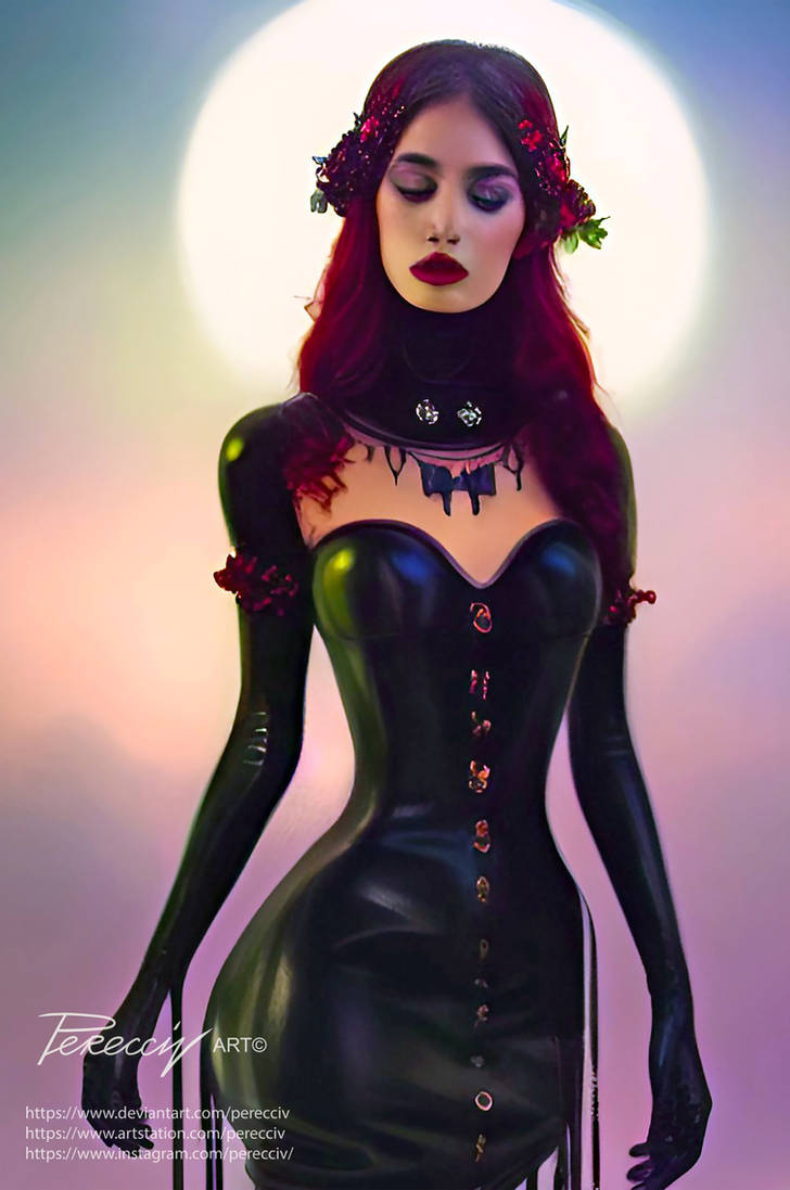 Hot Beauty In Latex Dress By Perecciv On Deviantart