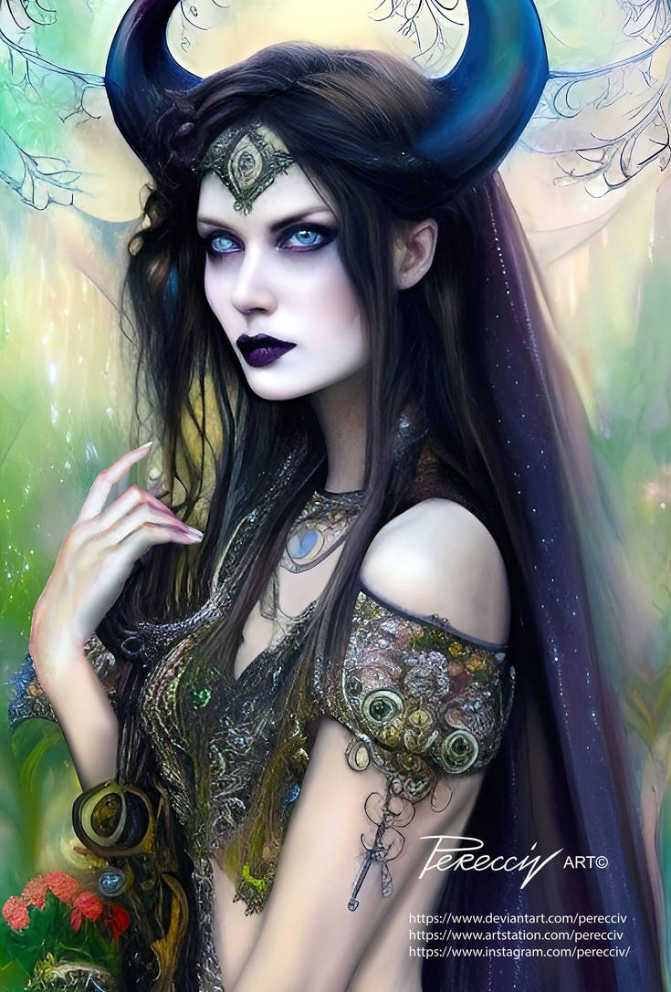 Beautiful Demon Girl 12 By Perecciv On Deviantart