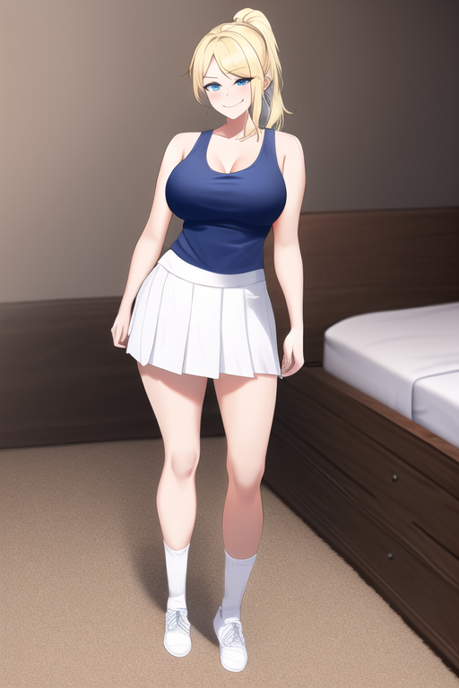 Blonde Hair Blue Eyes Full Body Large Breasts By Jkadhiguhaioudh On Deviantart