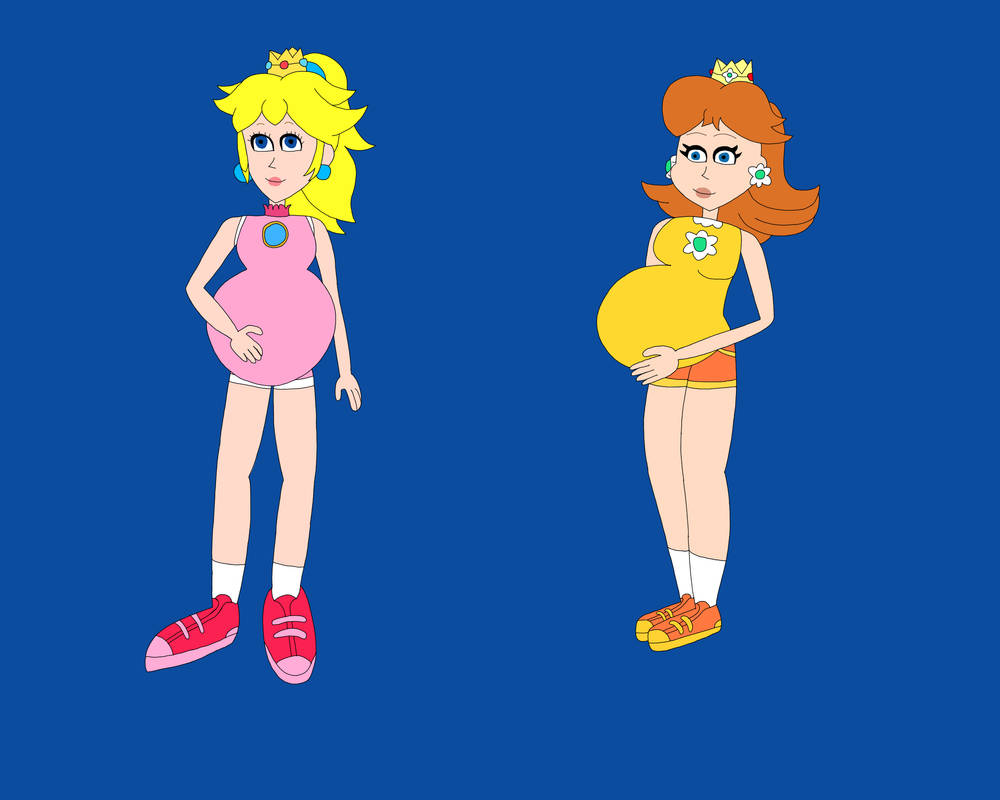 R Pregnant Princess Peach And Princess Daisy By Alfa1220 On Deviantart