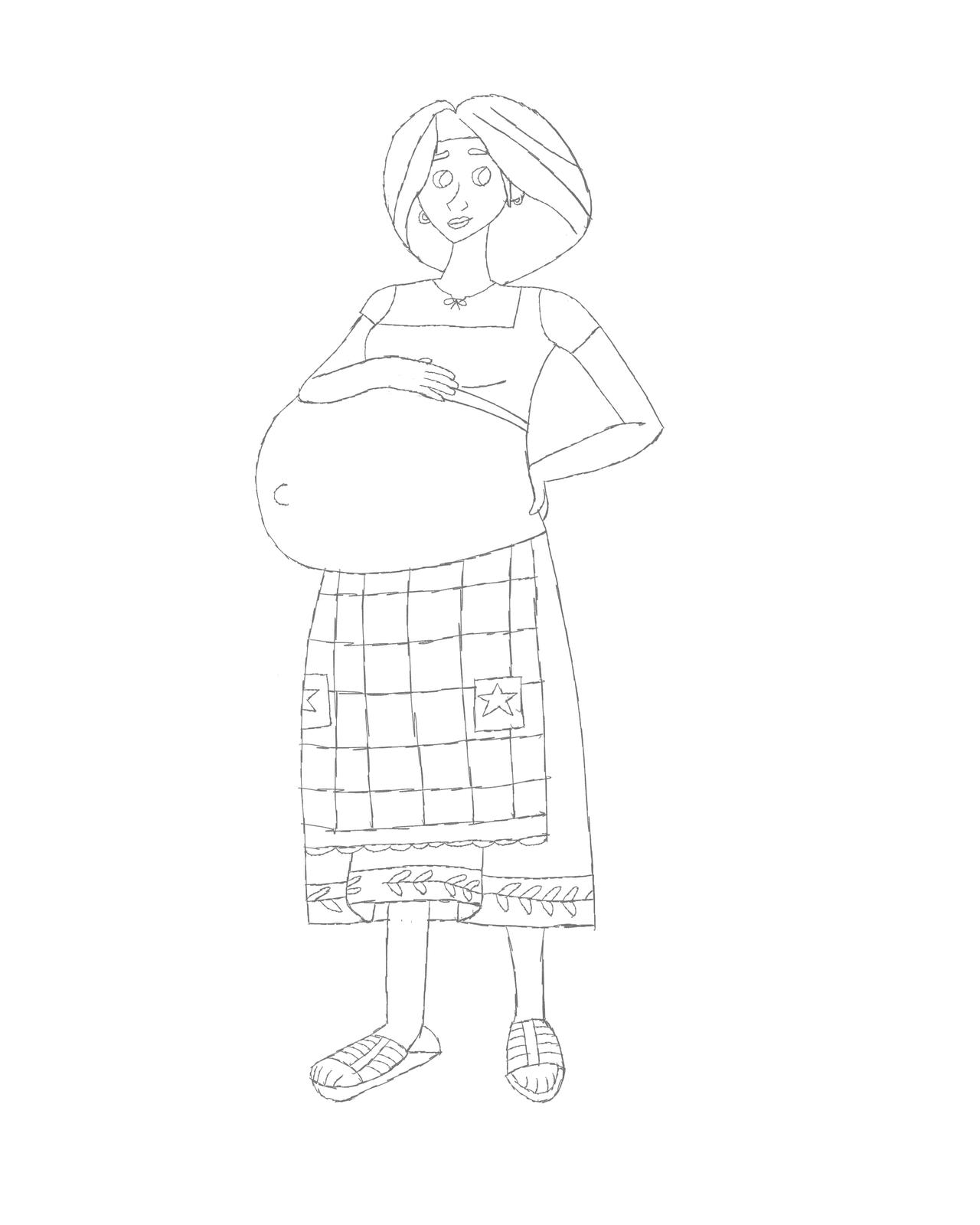 Request Pregnant Luisa Rivera By Alfa1220 On Deviantart