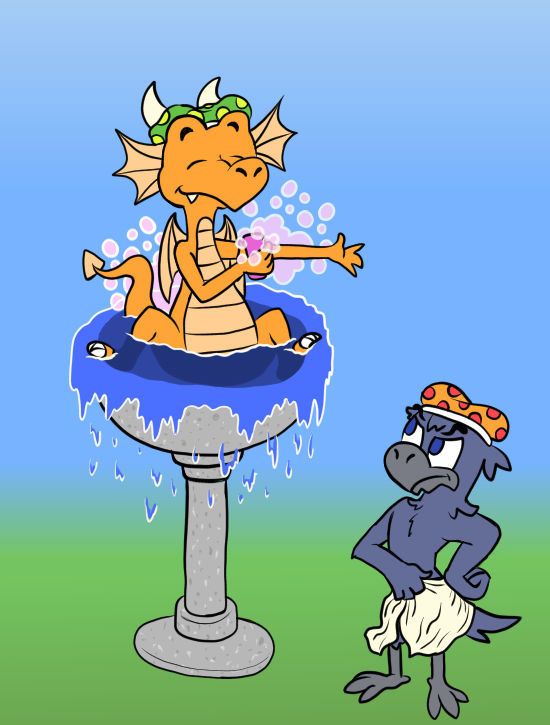 Dragon Bath By Someswedish On Deviantart