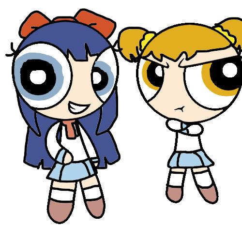 Pipimi And Popuko In Ppg By Jenniferthehuman On Deviantart