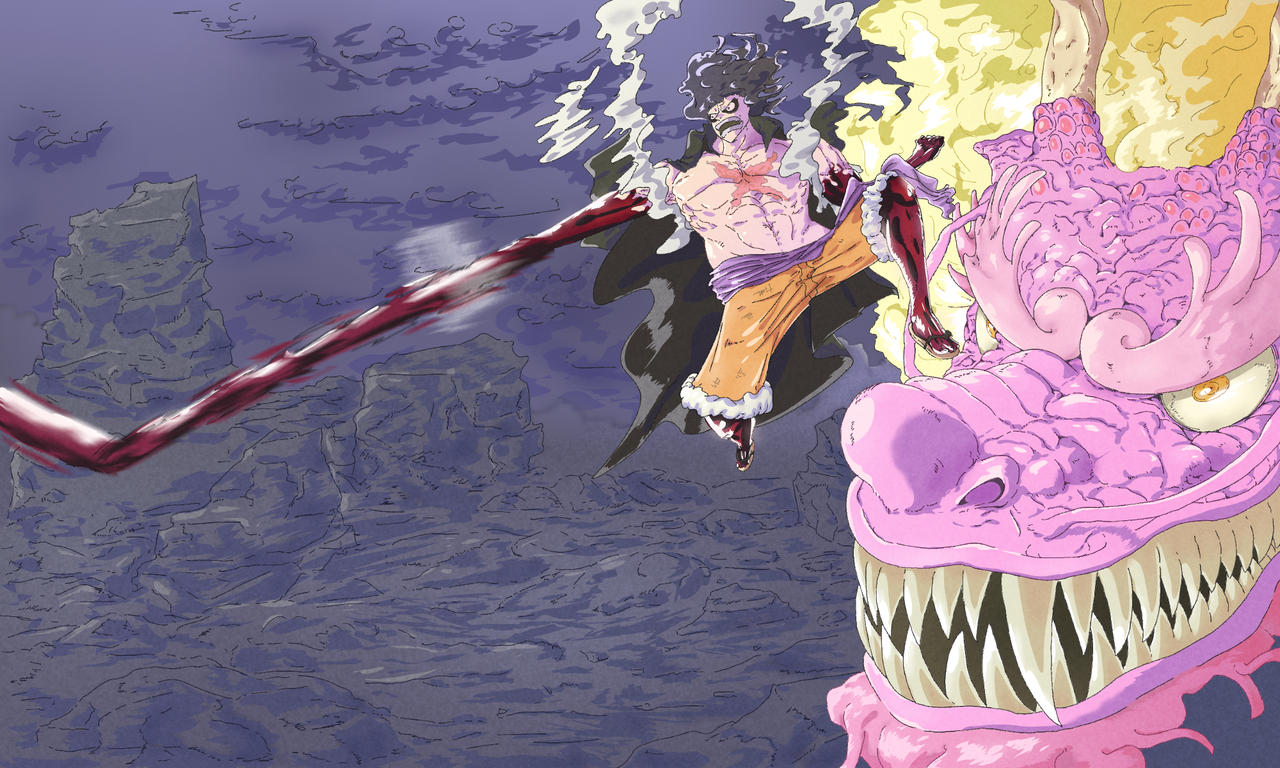 Luffy and Momonosuke attack Kaido by Prefex88 on DeviantArt Luffy and Momonosuke attack Kaido by Prefex88 on DeviantArt