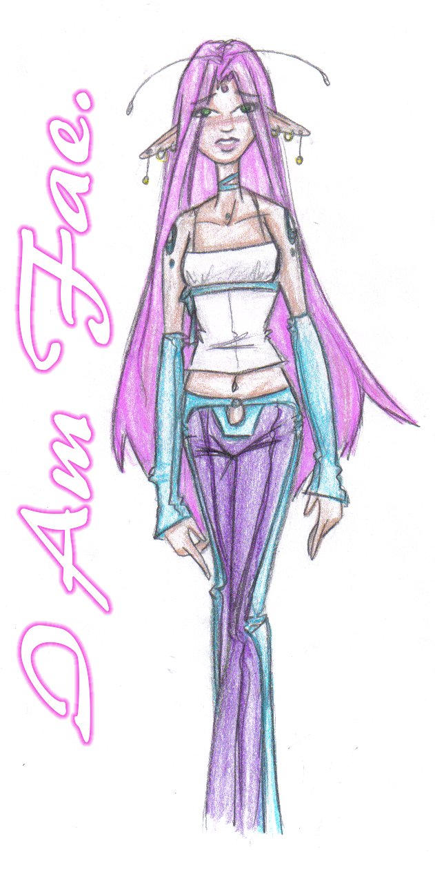 Fae..pink haired evil by nazerathe on DeviantArt