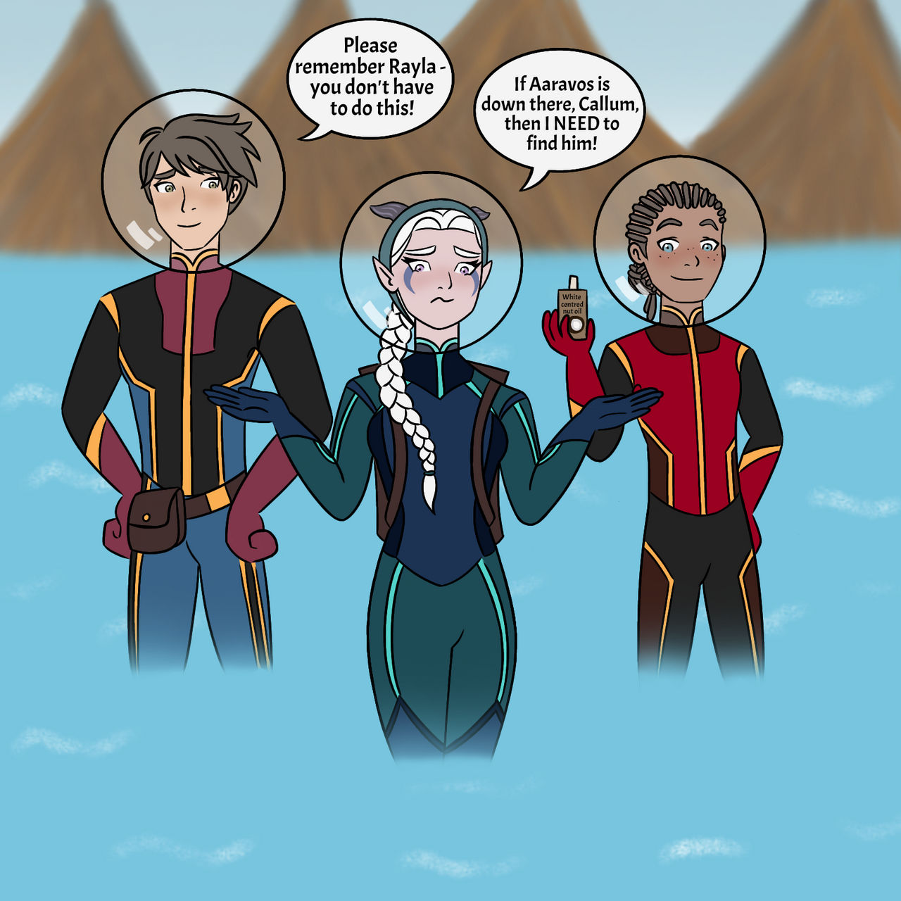 Callum, Ezran and Rayla at the Sea by CosmiqueLaGeek on DeviantArt Callum, Ezran and Rayla at the Sea by CosmiqueLaGeek on DeviantArt