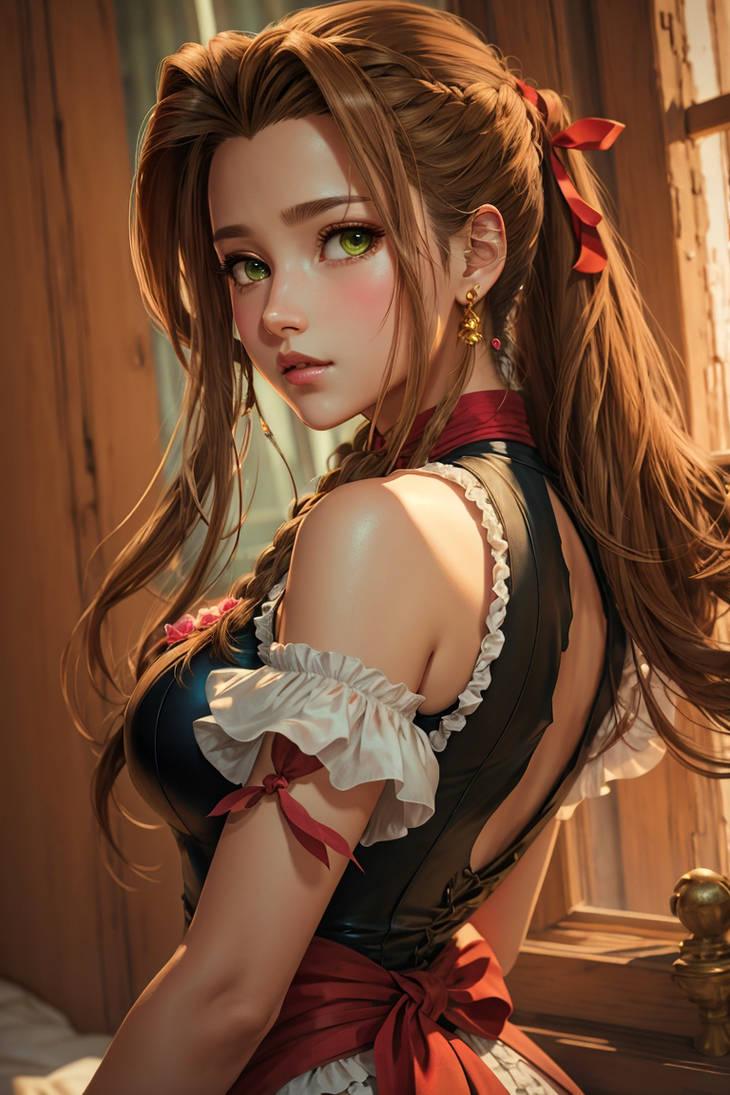 Aerith Gainsborough 1 By Lizschnabel On Deviantart