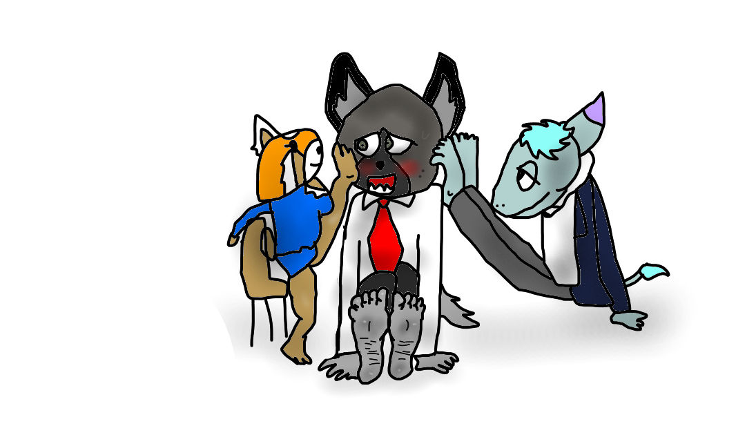 Haida Gets Teased By Retsuko And Tadano By Aliendemonfox On Deviantart
