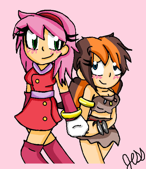 Amy X Sticks By Pixelitisjess On Deviantart