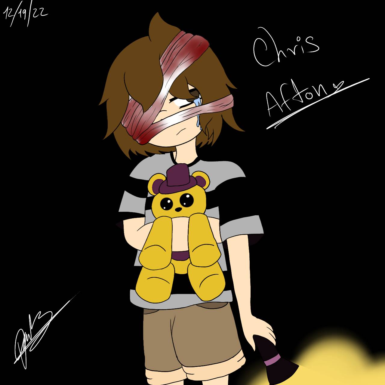 Chris Afton Here By Itsmepaula09 On Deviantart