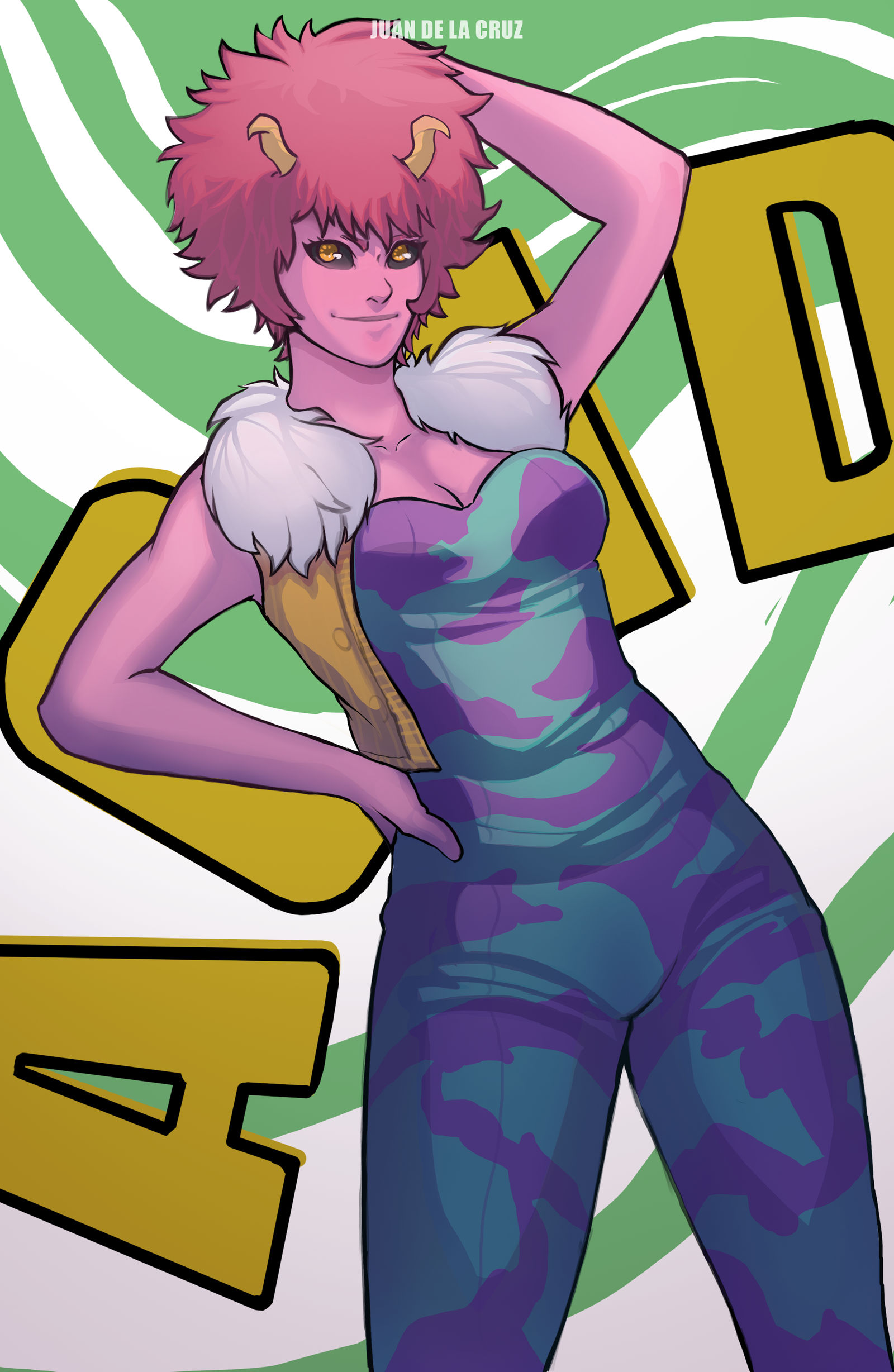 Mina Ashido Mha Fan Art By Juan J De La Cruz On Deviantart
