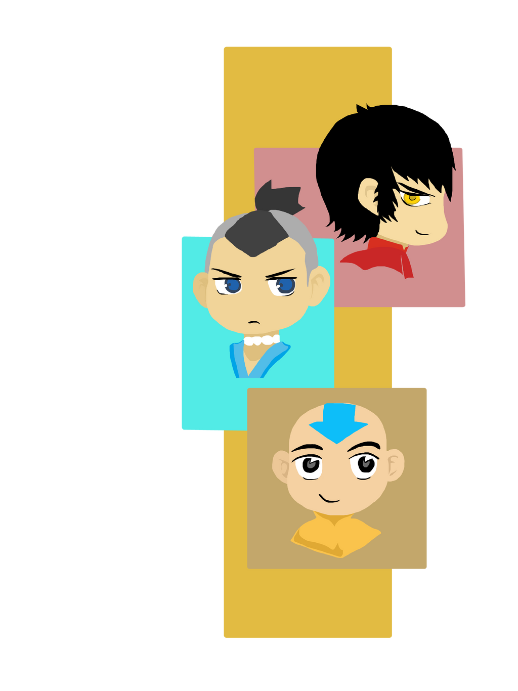 Aang Sokka Zuko By Tardiser On Deviantart