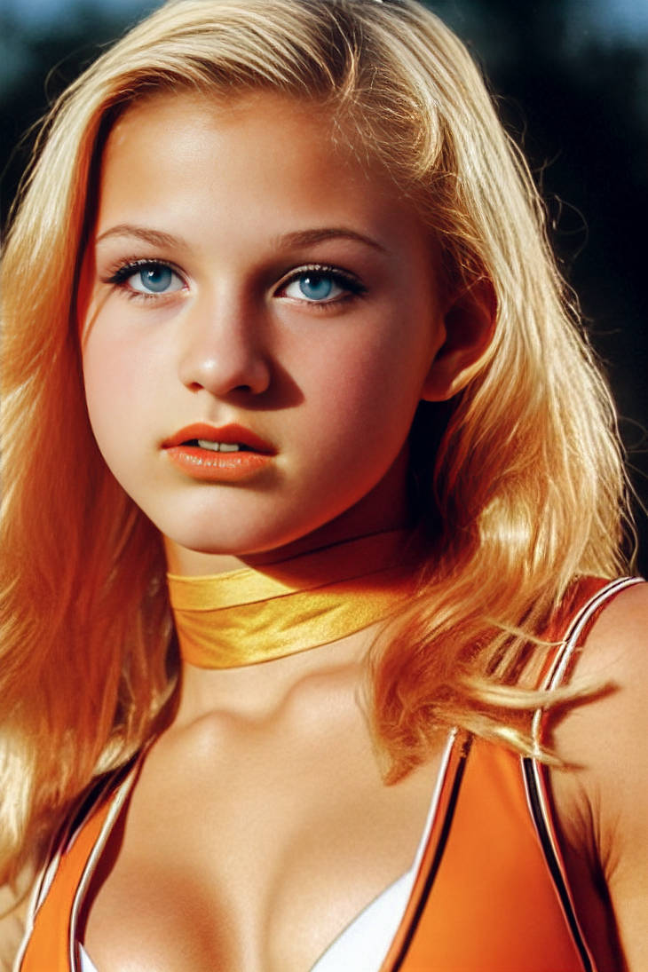 Vintage High School Cheerleader, AI Generated by RocketMobster on ... Vintage High School Cheerleader, AI Generated by RocketMobster on ...