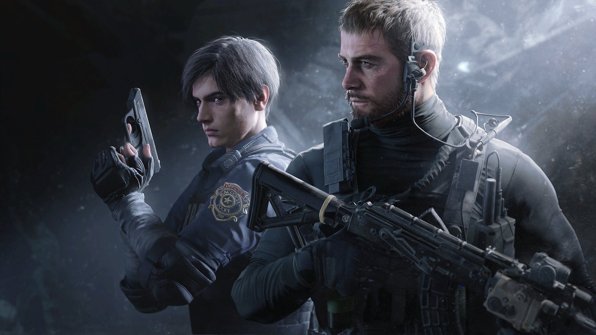 Resident Evil - Chris Redfield and Leon Kennedy by fireboyma on DeviantArt Resident Evil - Chris Redfield and Leon Kennedy by fireboyma on DeviantArt