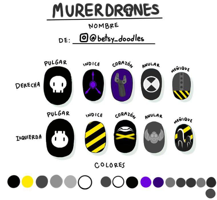 Murder Drones Nails By Nahidfl On Deviantart