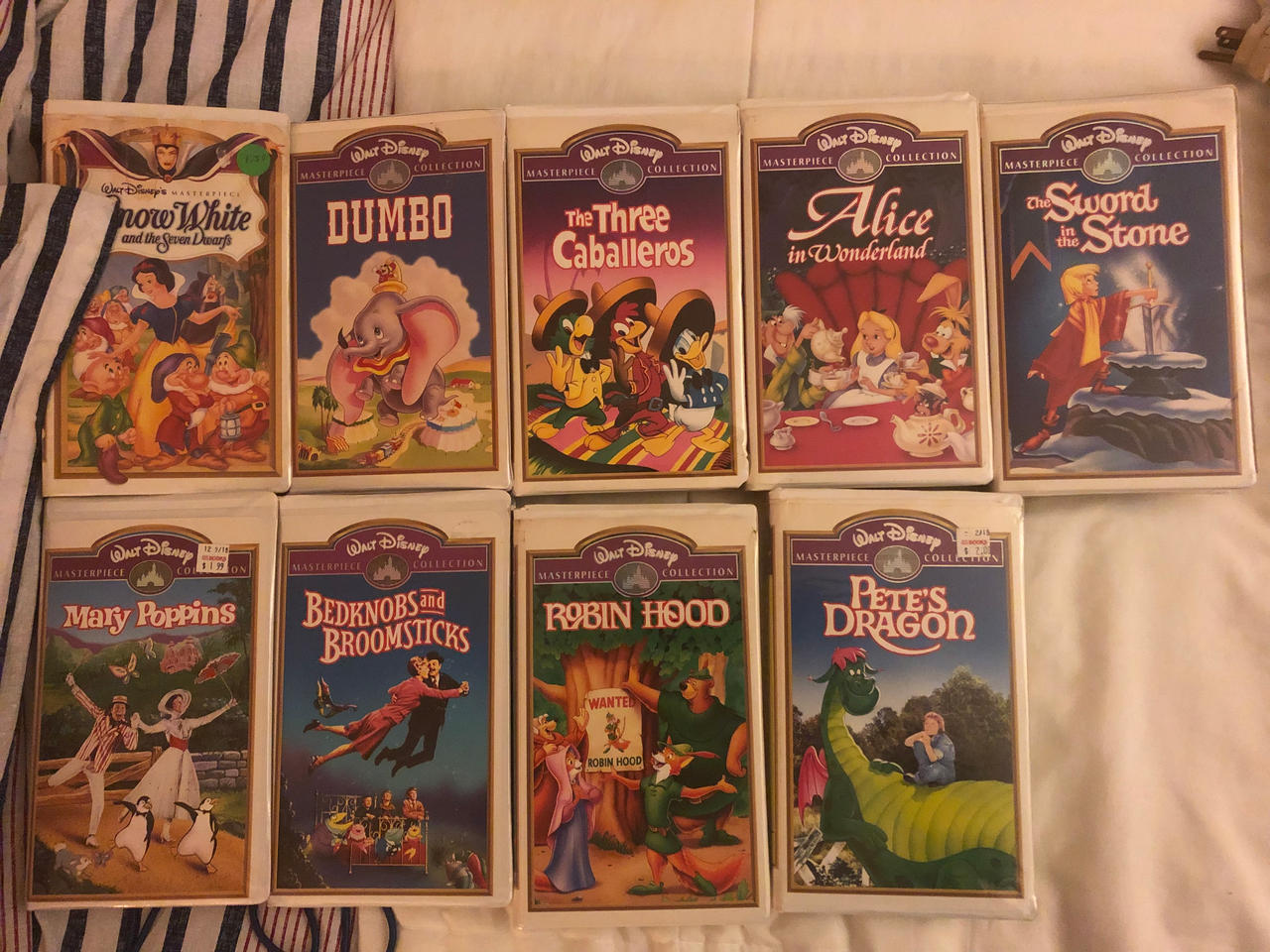 Disney Masterpiece Vhs Complete With Bonus Rarities E