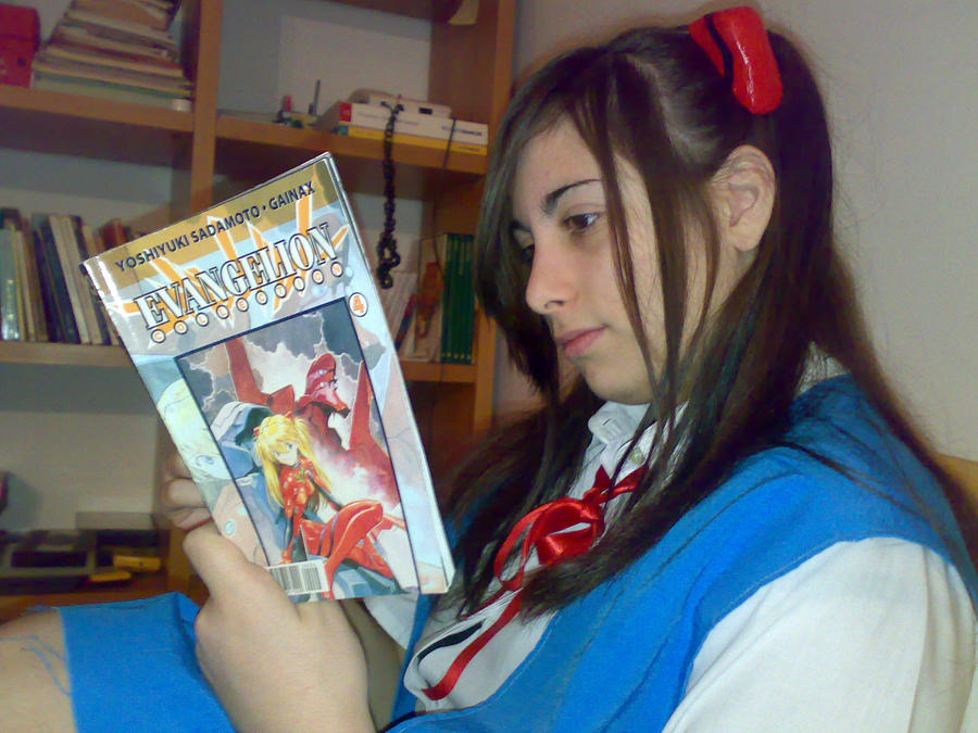 Asuka Reading By Sephslk On Deviantart