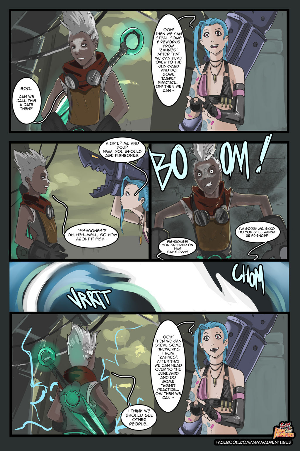 Aram Adventures Ekko X Jinx By Farahboom On Deviantart