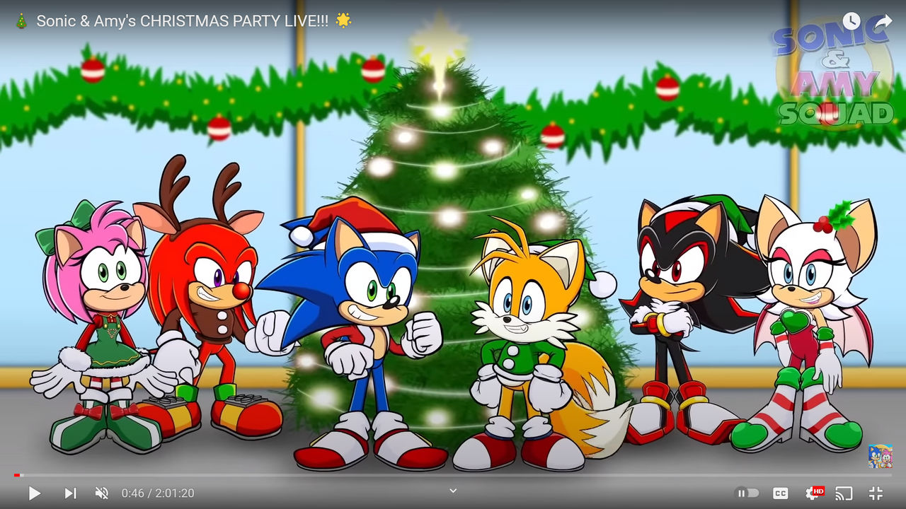 Sonic And Amy Squad Christmas 2023 By Jalencookplays2018 On Deviantart